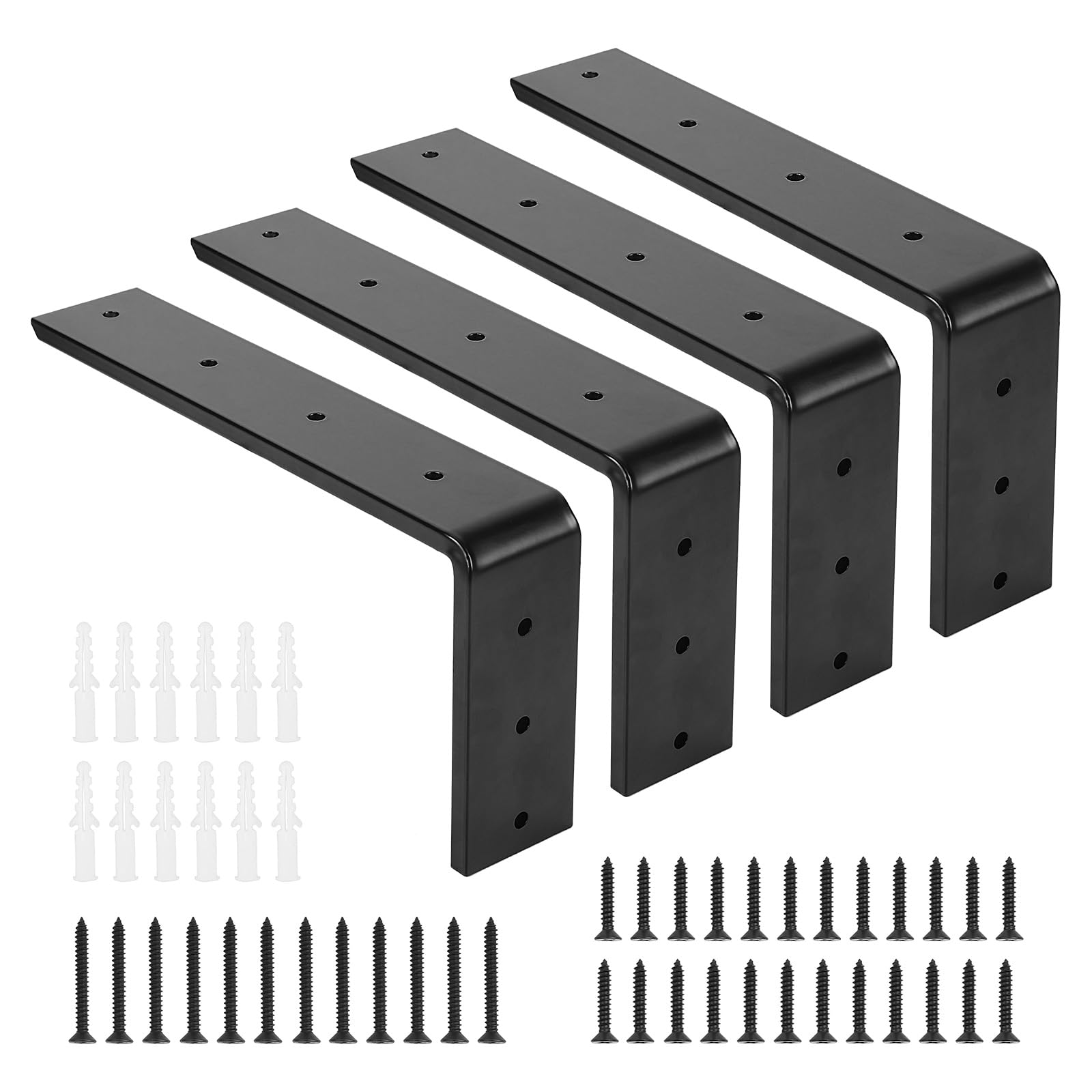 Amazon.com: 10 Inch Countertop Support Bracket 4 Pack Heavy Duty ...