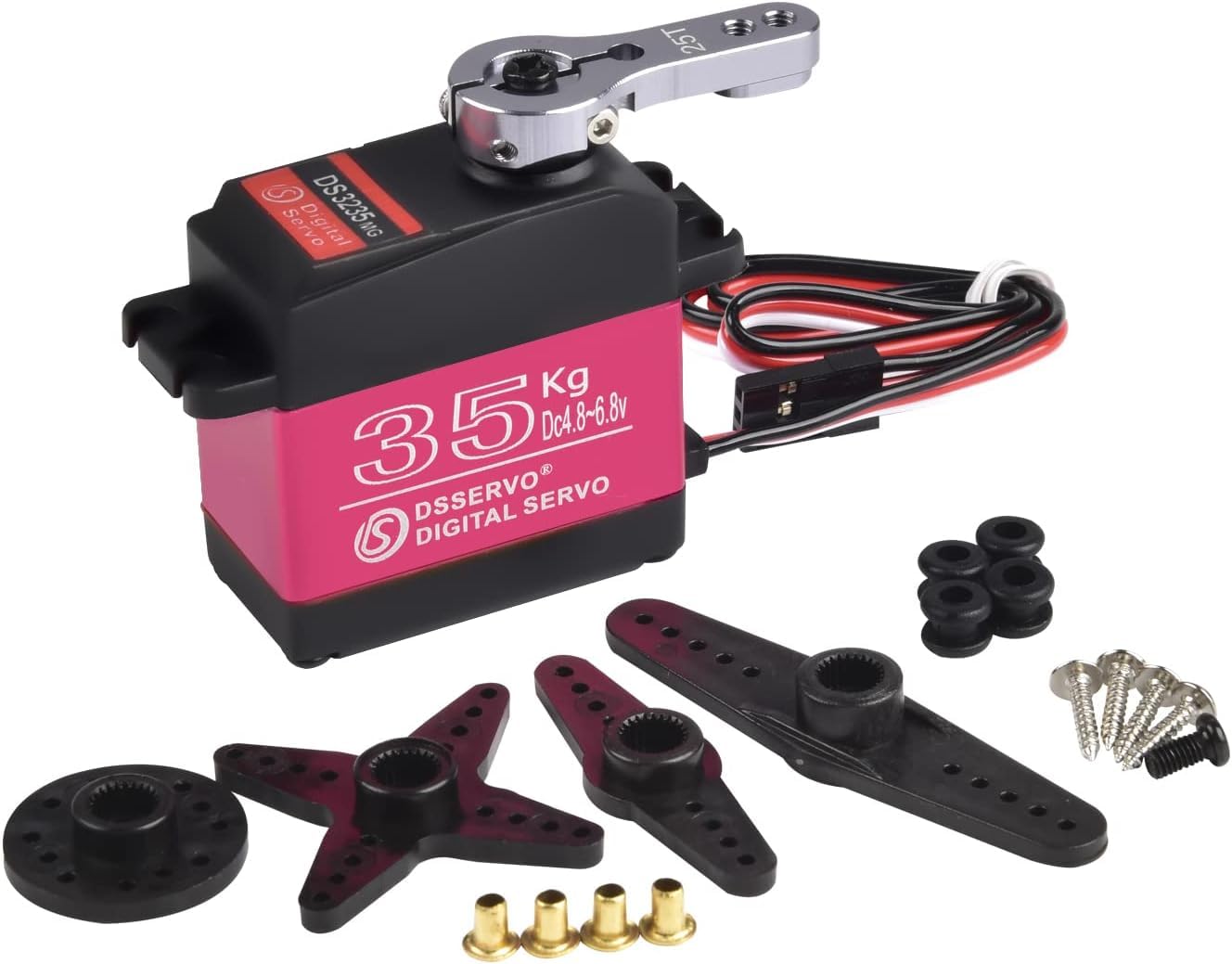 REES52 Steering Servo Motor DS3235MG 270Degree 35KG High Torque - Full ...