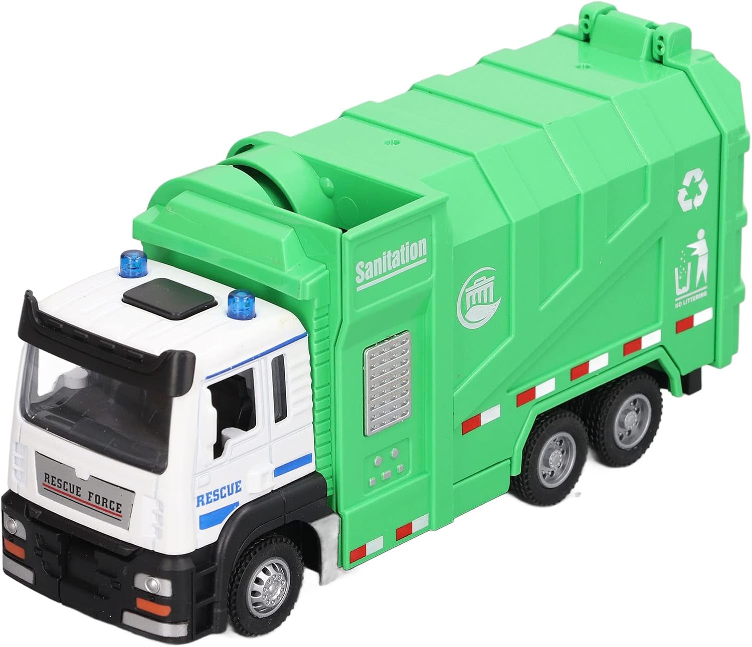Kids Garbage Truck Toys,Trash Truck Recycle Truck with 4 Garbage Cans ...