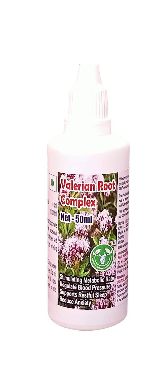 Valerian Root Complex Drops - 50ml (Get One Bottle 50ml Valerian Root ...