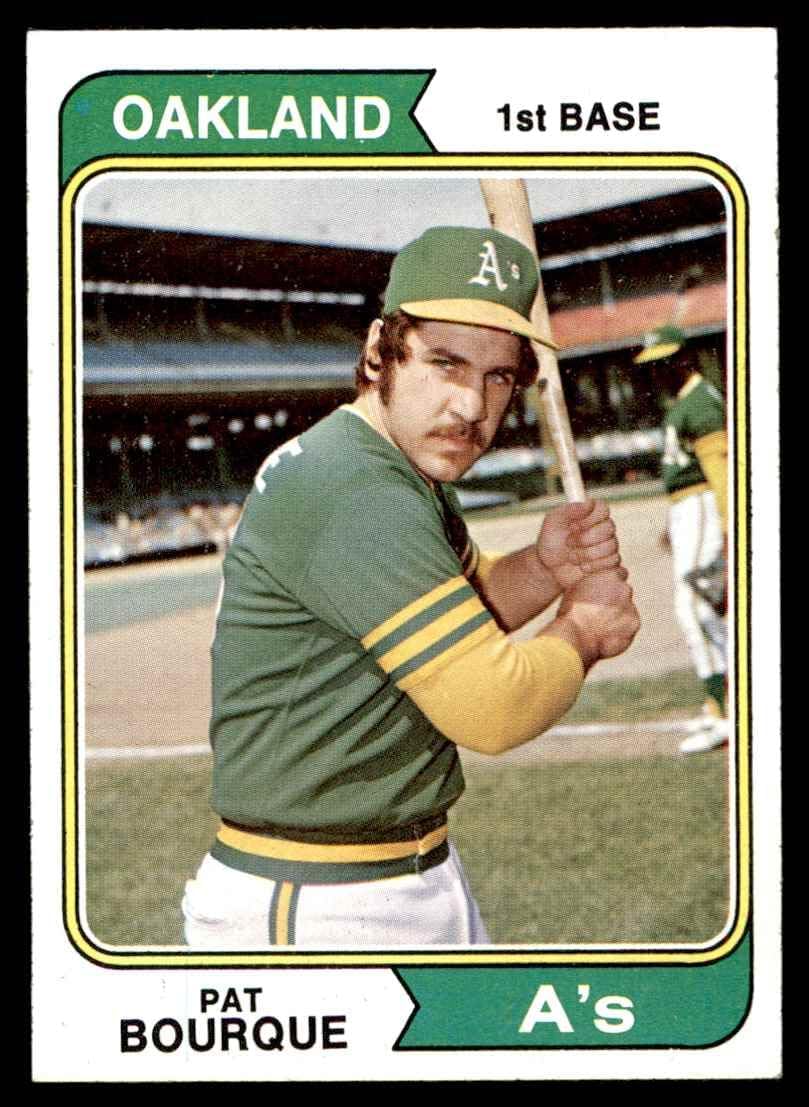 Amazon.com: 1974 Topps # 141 Pat Bourque Oakland Athletics (Baseball Card) NM+ Athletics ...