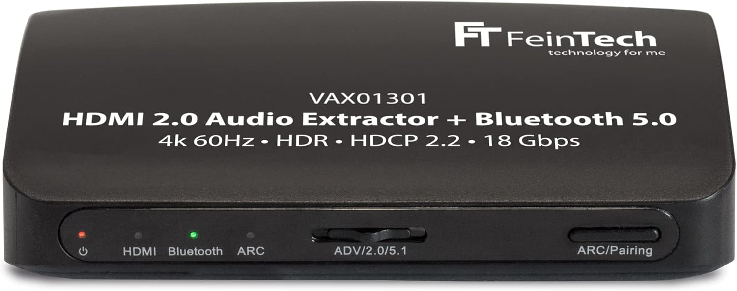 FeinTech VAX01301 HDMI Audio Extractor Adapter Converter Splitter 5.1 ...