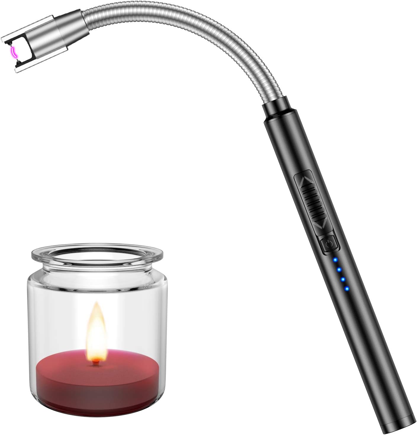 Accendino a Candela, Accendino Elettrico ad Arco Ricaricabile Tramite ...