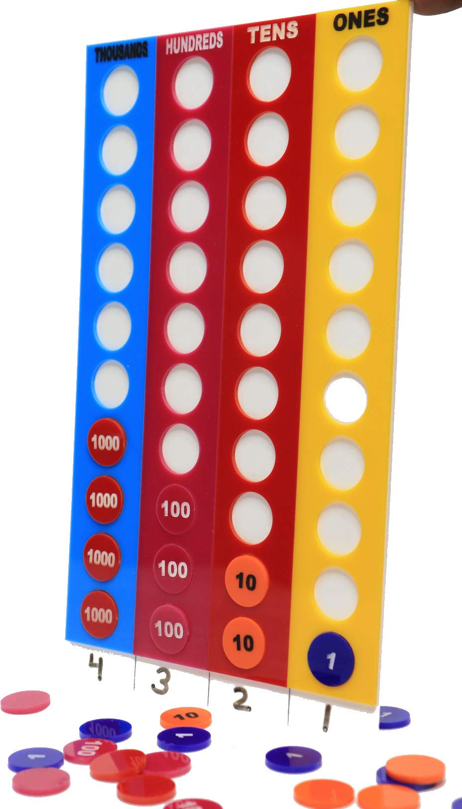 Buy Mathworld Place Value mathematics kit counters for Kids Math ...