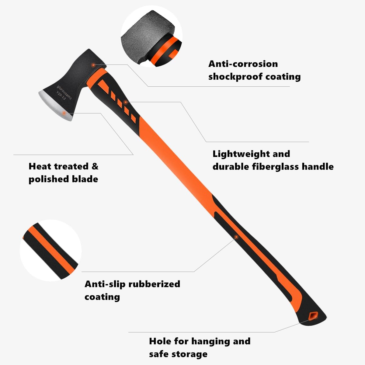 Chopping Axe, Hand Axe, Camp Hatchet for Splitting Nepal | Ubuy