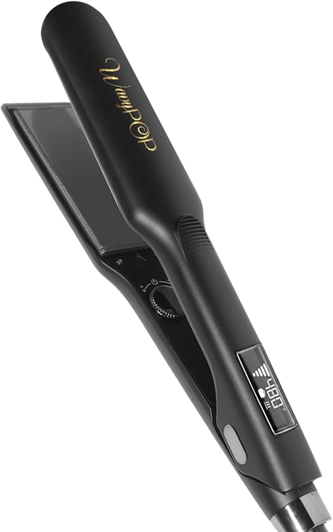 Amazon.com : Wavy Pop PRO 2 in 1 Ceramic Tourmaline Digital Flat Iron ...
