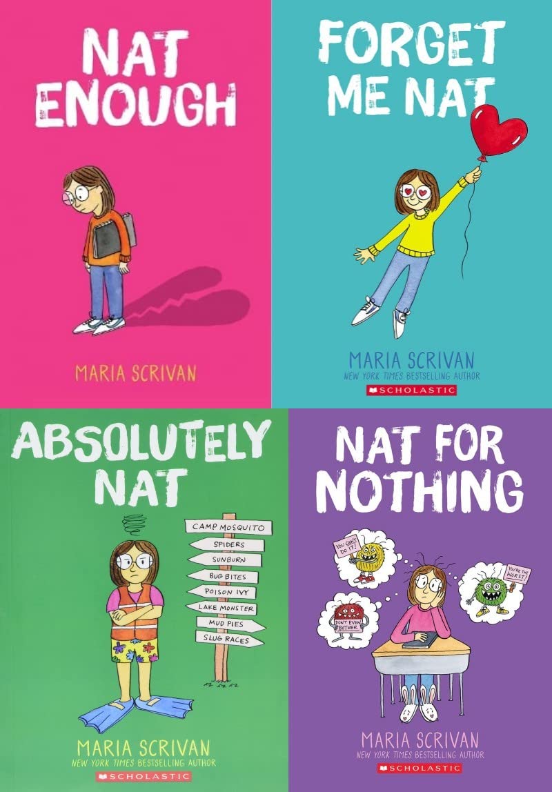 Nat Enough Series 4 Books Set - Nat Enough, Forget Me Nat, Absolutely ...