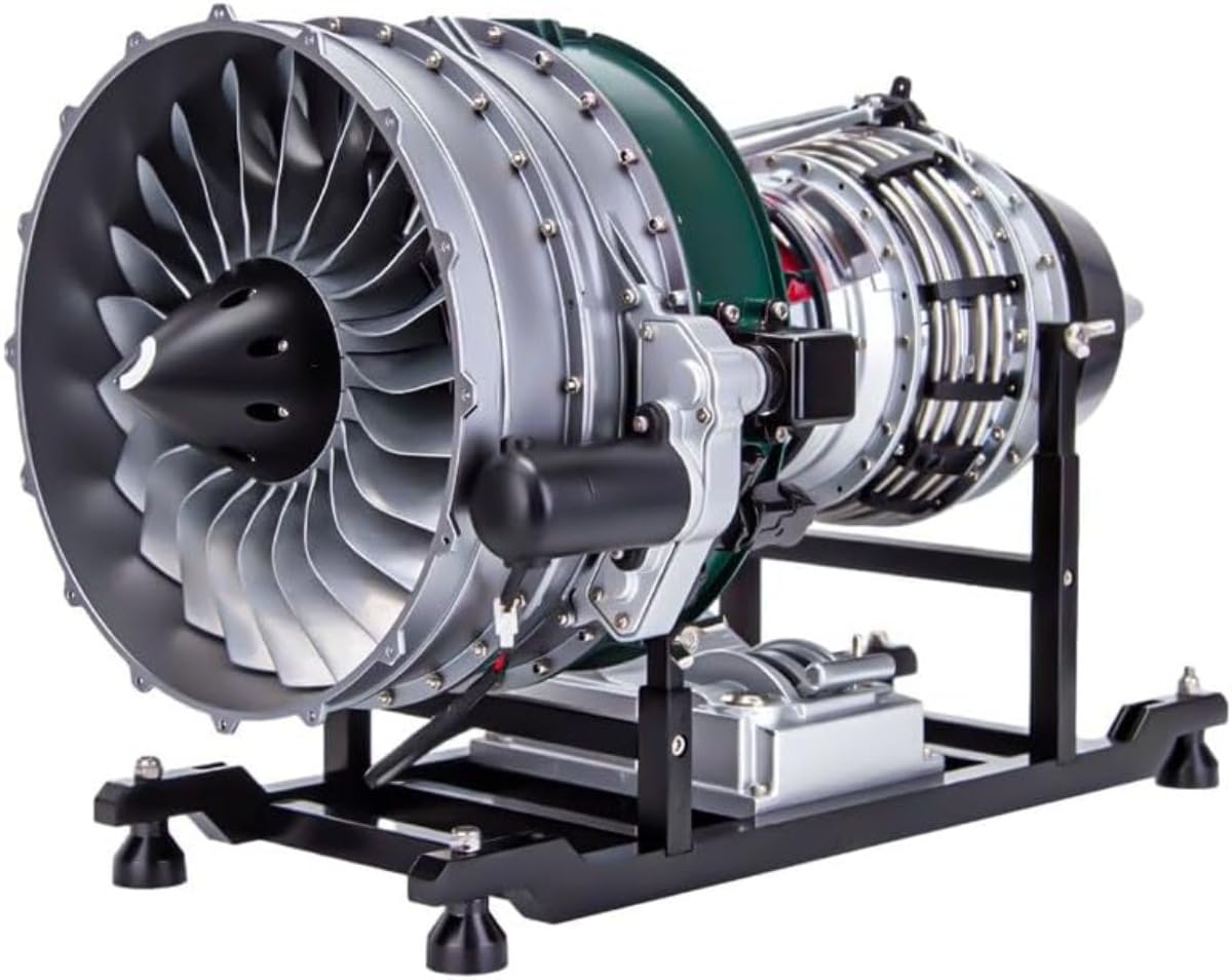 Amazon.com: LOCCHEN Aircraft Engine Model - Mechanical Turbofan Engine ...