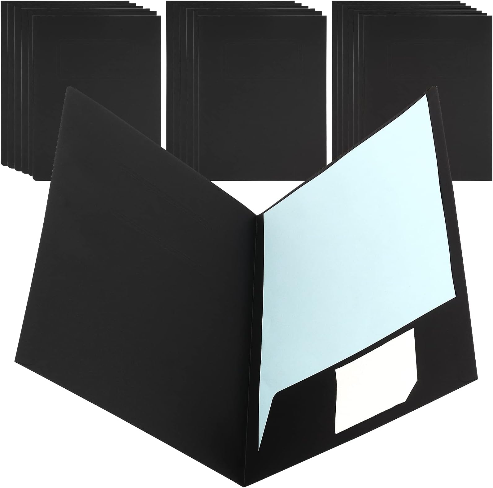 Cathedral Products White Gloss 250gsm Card Presentation Folders with ...