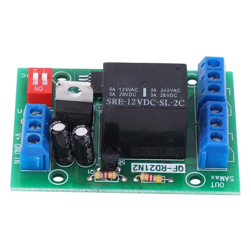 Delay Relay Module, 10-16V Delay Off Time Relay Module Double Pole ...