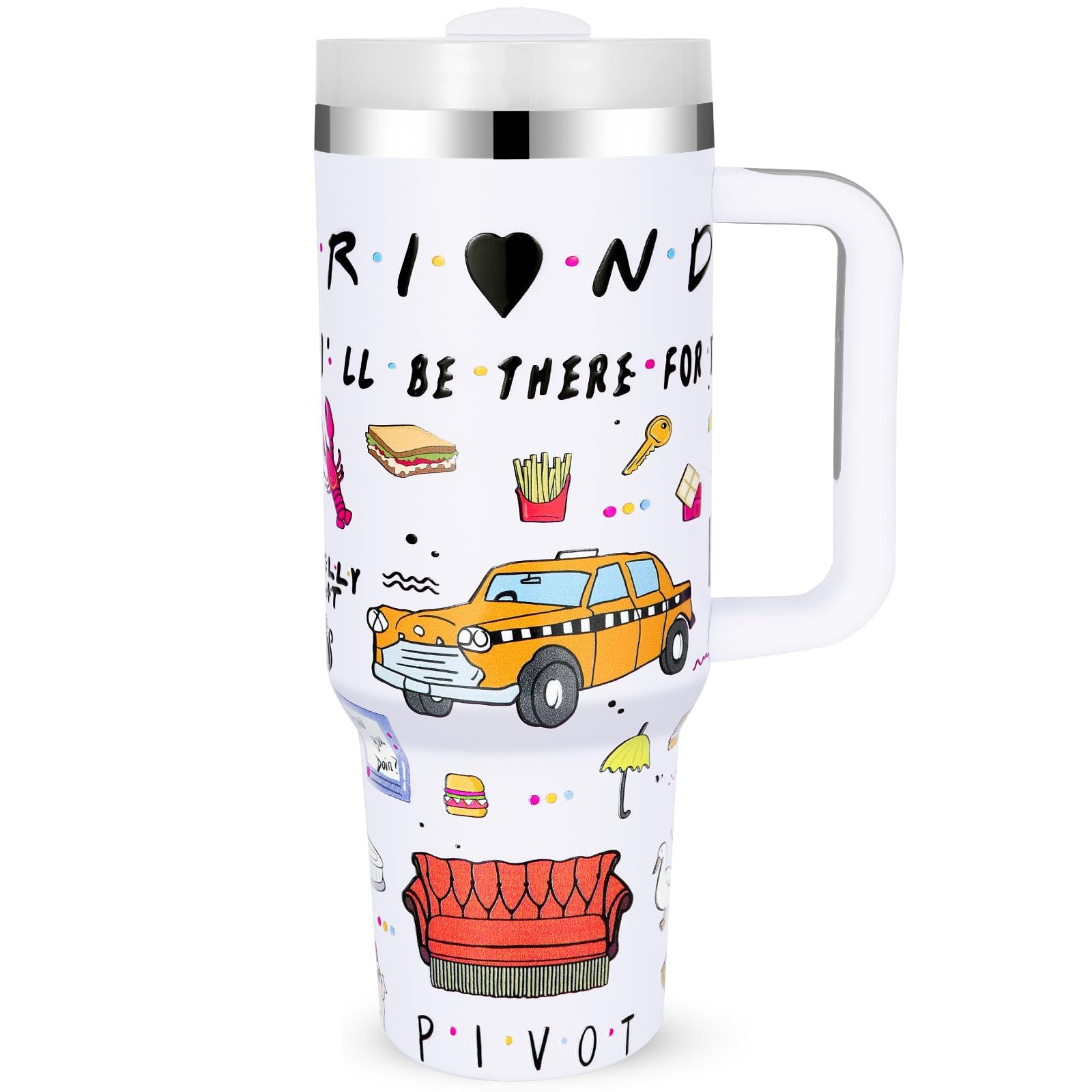 Amazon.com | Friends TV Tumbler 40 oz, Friends Tv Show Merchandise ...