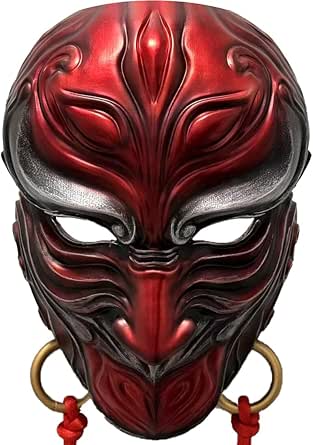 Amazon.com: LDesign Japanese Mask Samurai Oni Mask Ghost Mask Ninja ...