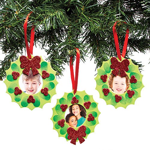 Fingerprint Christmas Wreath