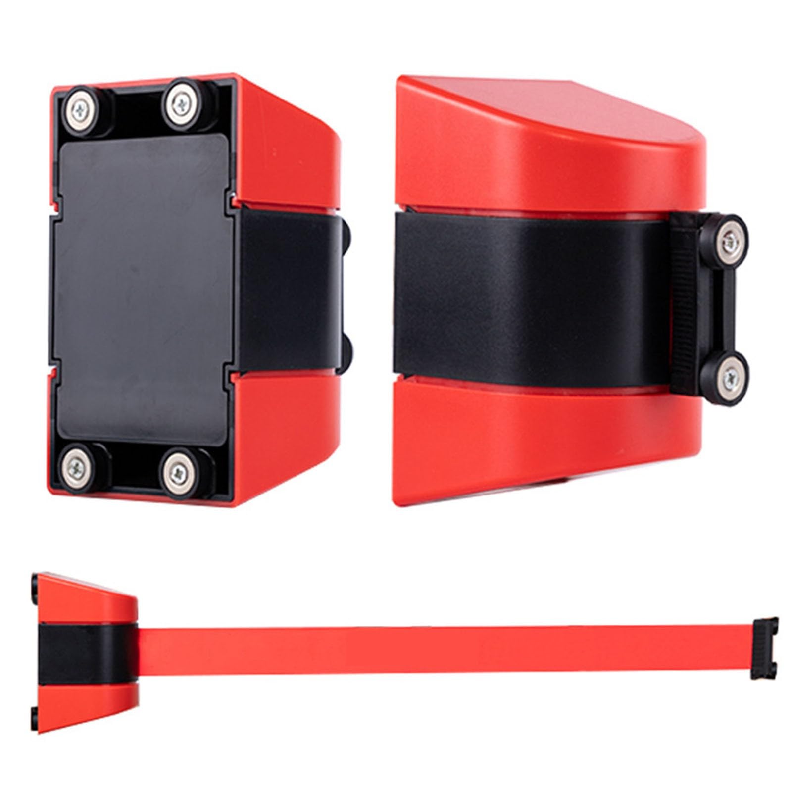 Amazon.com: Rusopobe 2/3/5/10m Magnetic Retractable Wall Barrier, Red ...