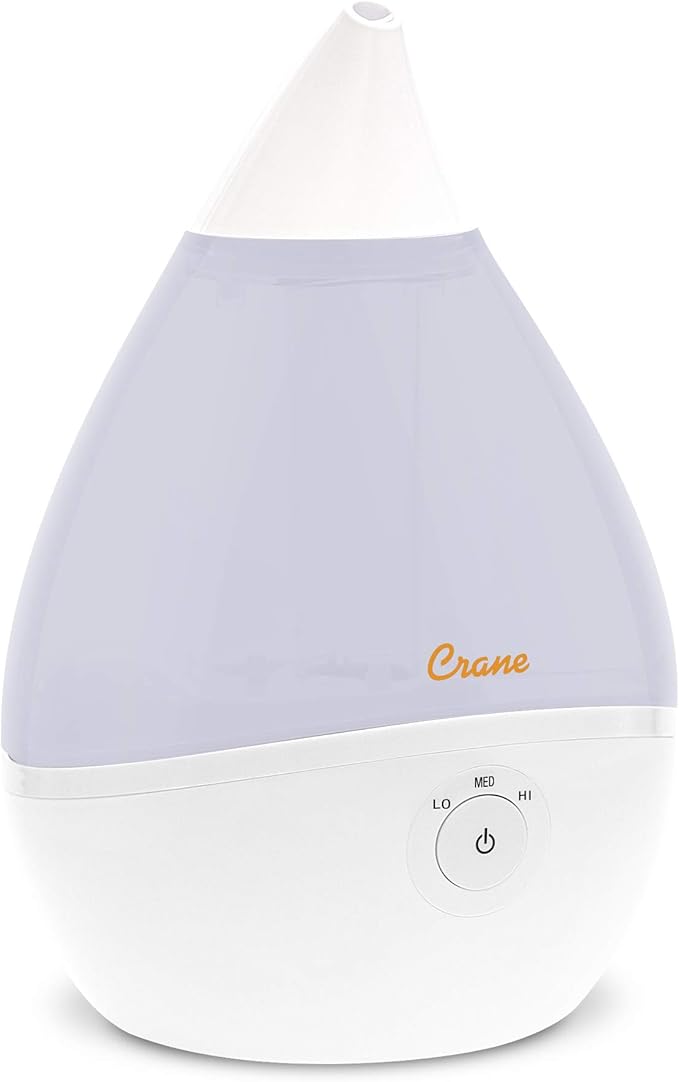 Amazon.com: Crane Teardrop Ultrasonic Cool Mist Humidifier for Baby ...