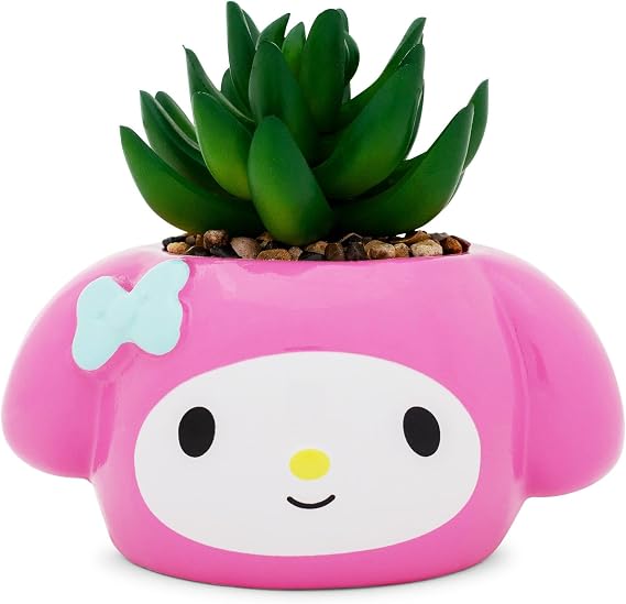 Amazon.com: Toynk Sanrio My Melody 3-Inch Sculpted Ceramic Mini Planter ...