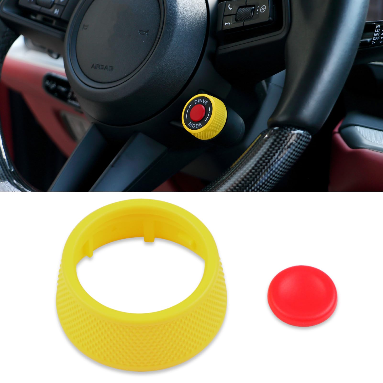 Amazon.com: Jaronx Compatible with Porsche Steering Wheel Drive Mode ...