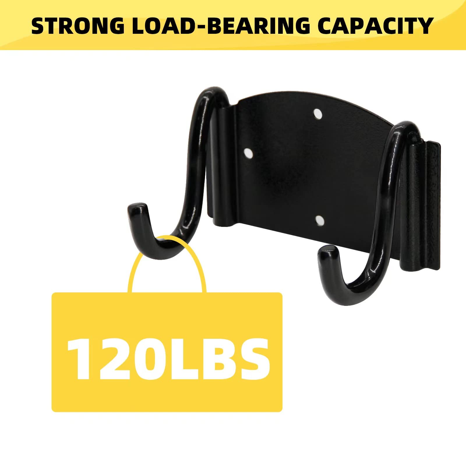 Snapklik.com : 2 PCS Ladder Hangers For Garage Wall,Heavy Duty Ladder ...