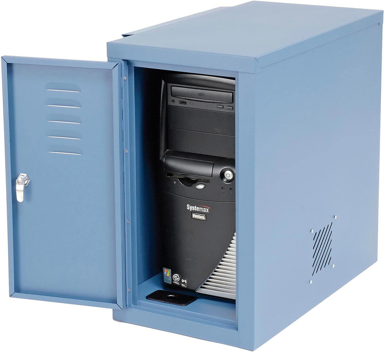 Amazon.com: Global Industrial Mobile Computer Cabinet, Black, 27" W x ...