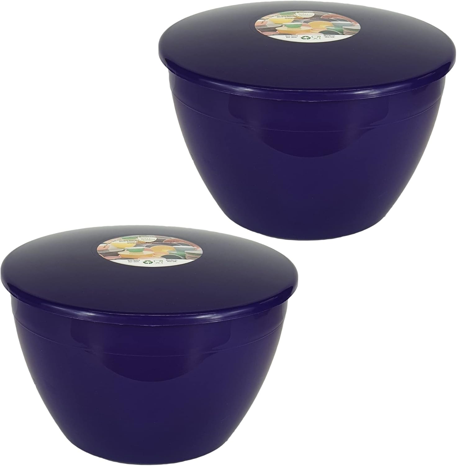 Amazon.com: 60 fl oz Pudding Mold and Lid Purple Reusable Food Safe ...