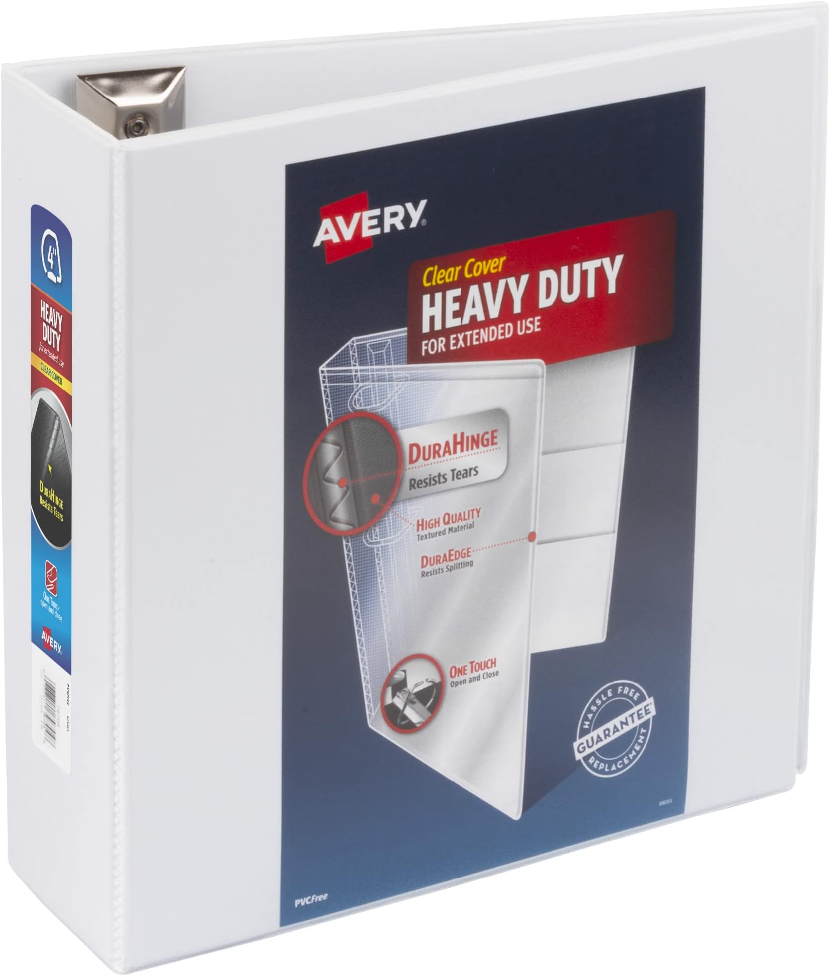 Amazon.com : Avery Heavy Duty View 3 Ring Binder, 4" One Touch Slant ...