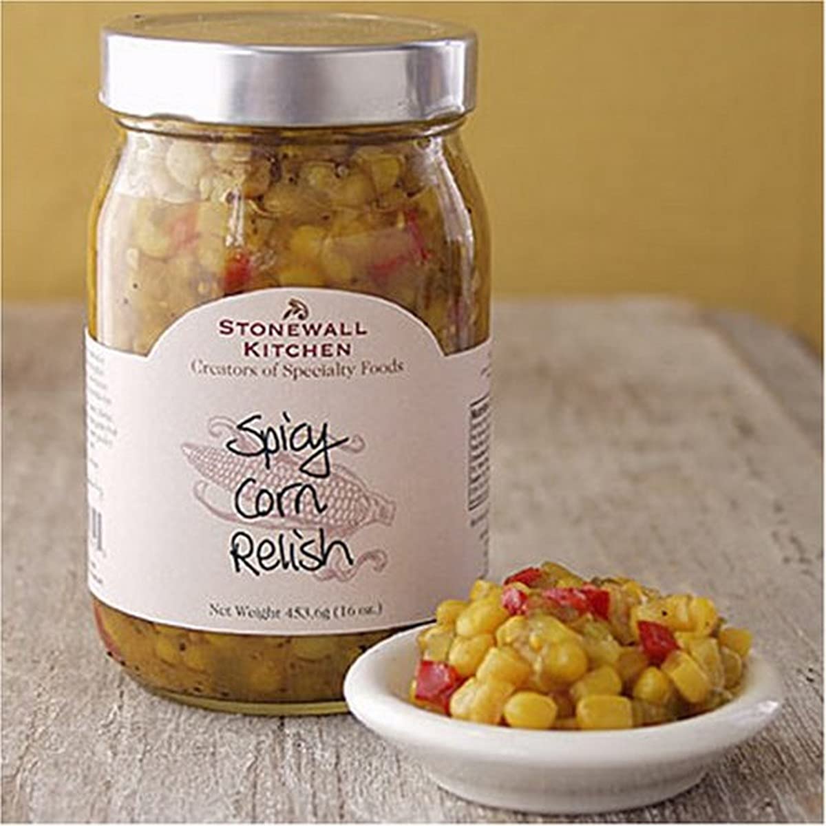 Amazon.com : Stonewall Kitchen Spicy Corn Relish, 16-Ounce Bottle (Pack ...