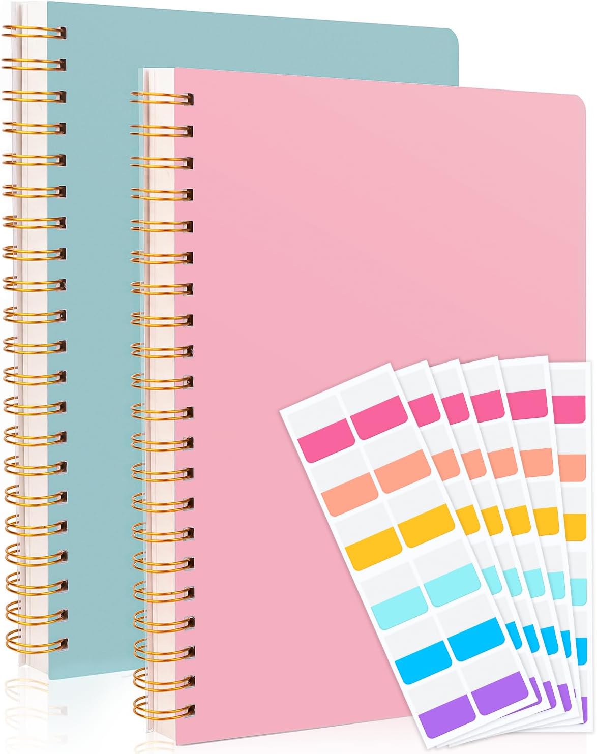 Amazon.com : TIEFOSSI Spiral Notebook Journal, Large College Ruled/Line ...
