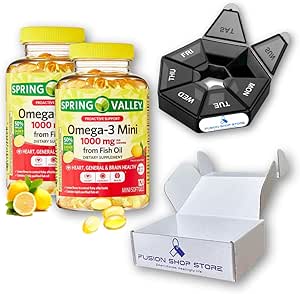 Amazon.com: Spring Valley Fish Oil Mini Softgels-Support Omega-3 Small ...