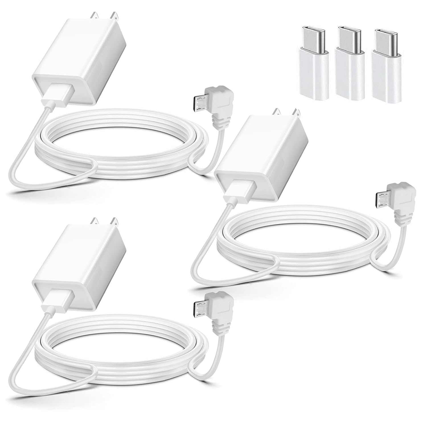 Amazon.com : 16.4ft 3-Pack Indoor/Outdoor Power Adapter Plug Wall ...