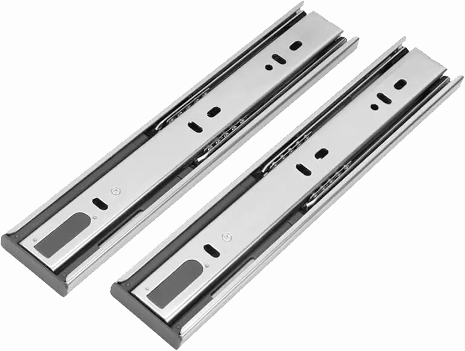 Amazon.com: Drawer Guide Rails, Damping Buffer Silent Slide Rails ...