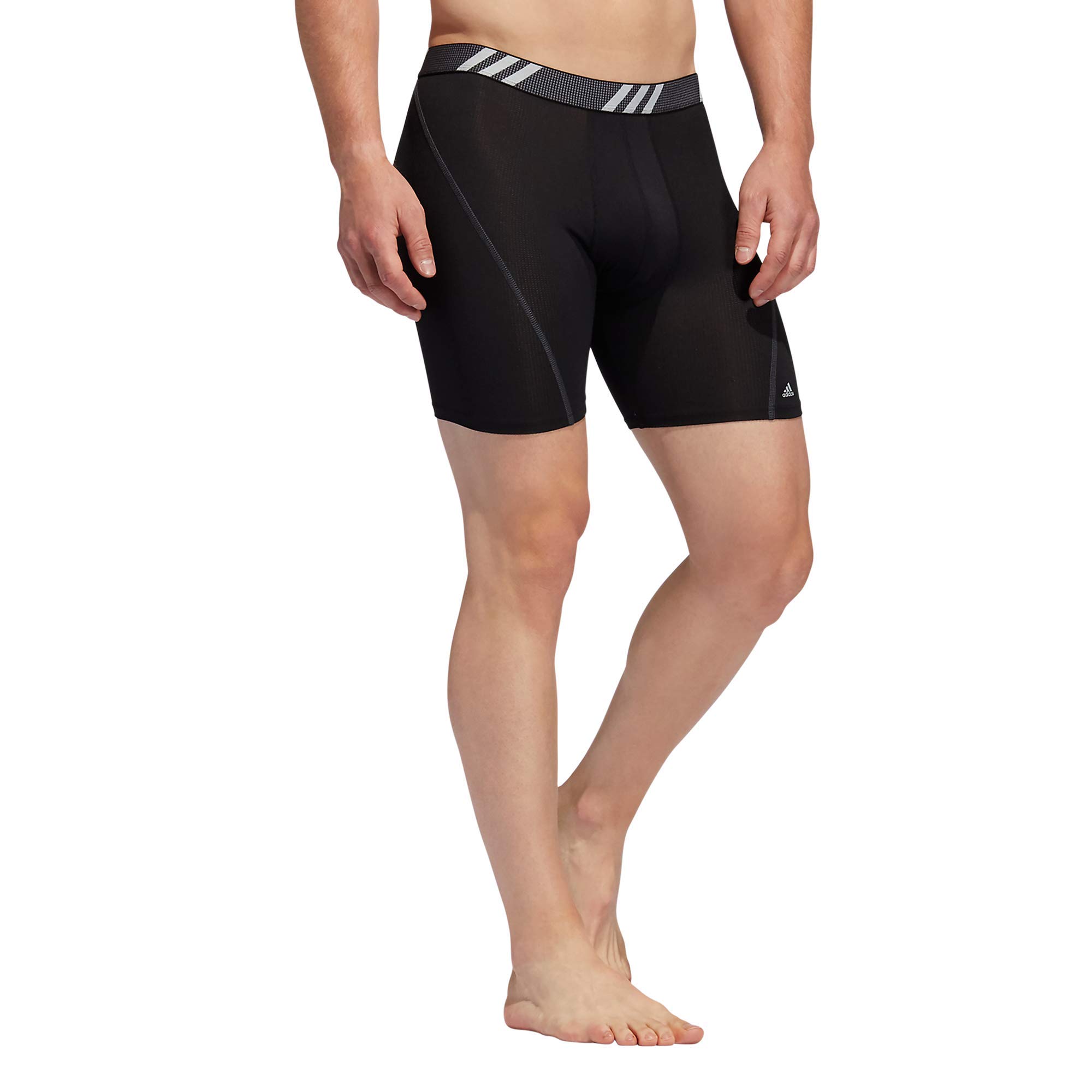 adidas Men's Sport Performance Mesh Boxer Brief Underwear (3-Pack)