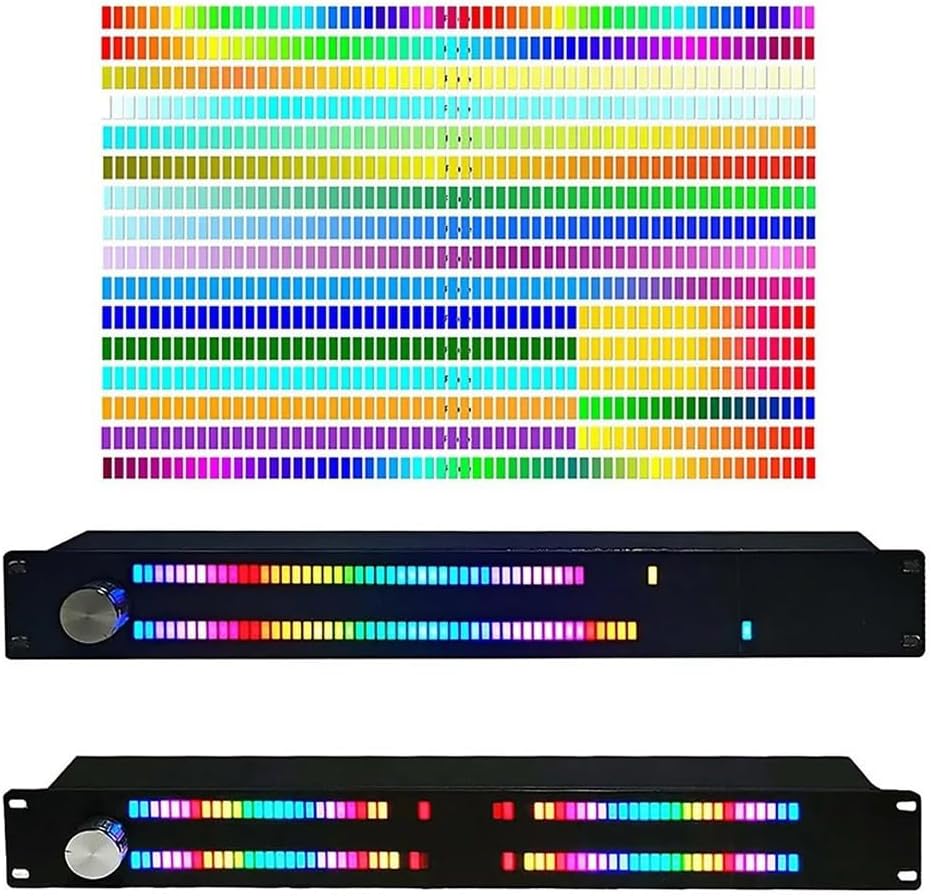 Music Spectrum Analyzer, LED Music Spectrum Indicator, 1.5U Spectrum ...