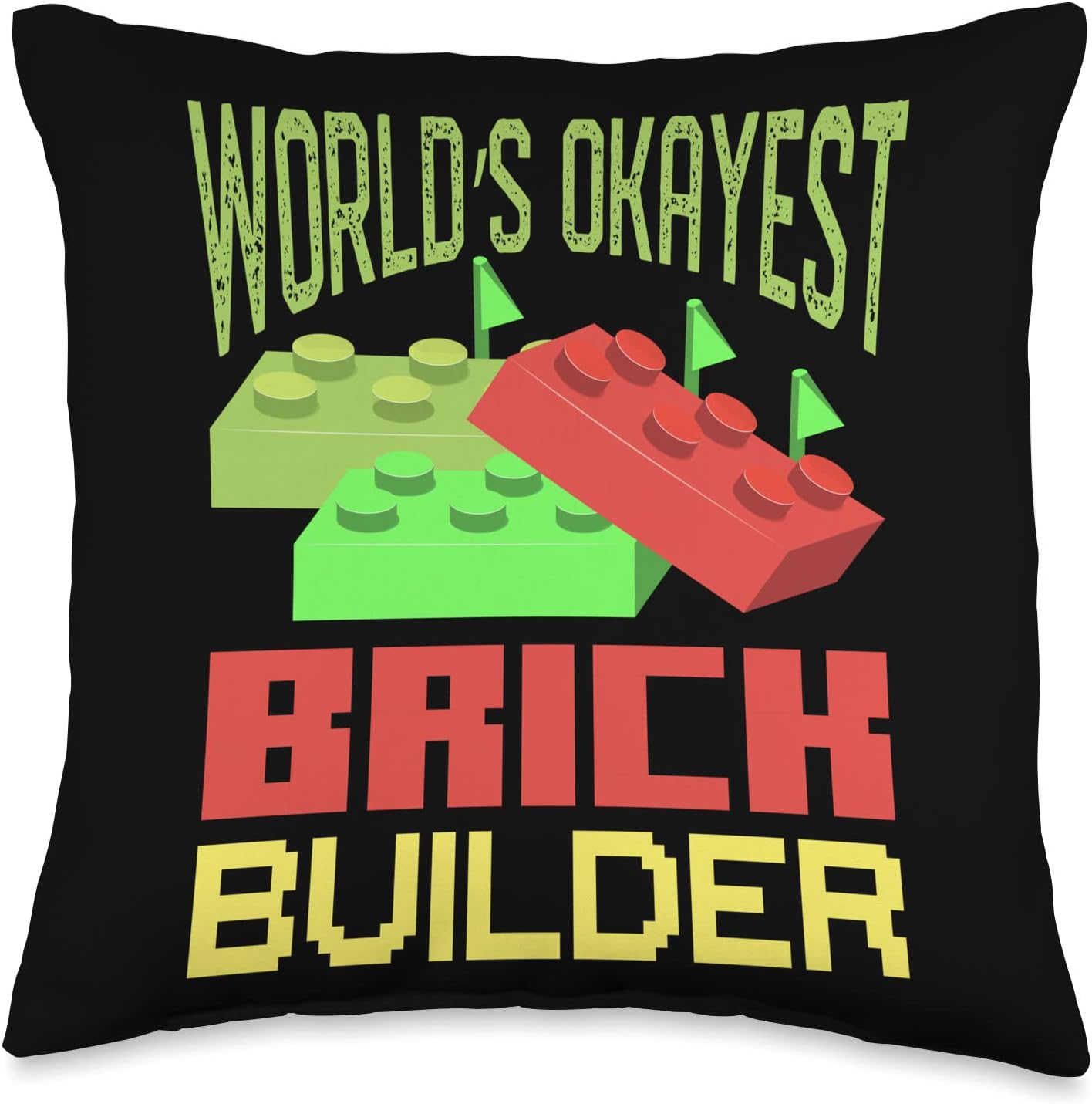 Amazon.com: Master Brick toy Blocks building bricks World's Okayest ...