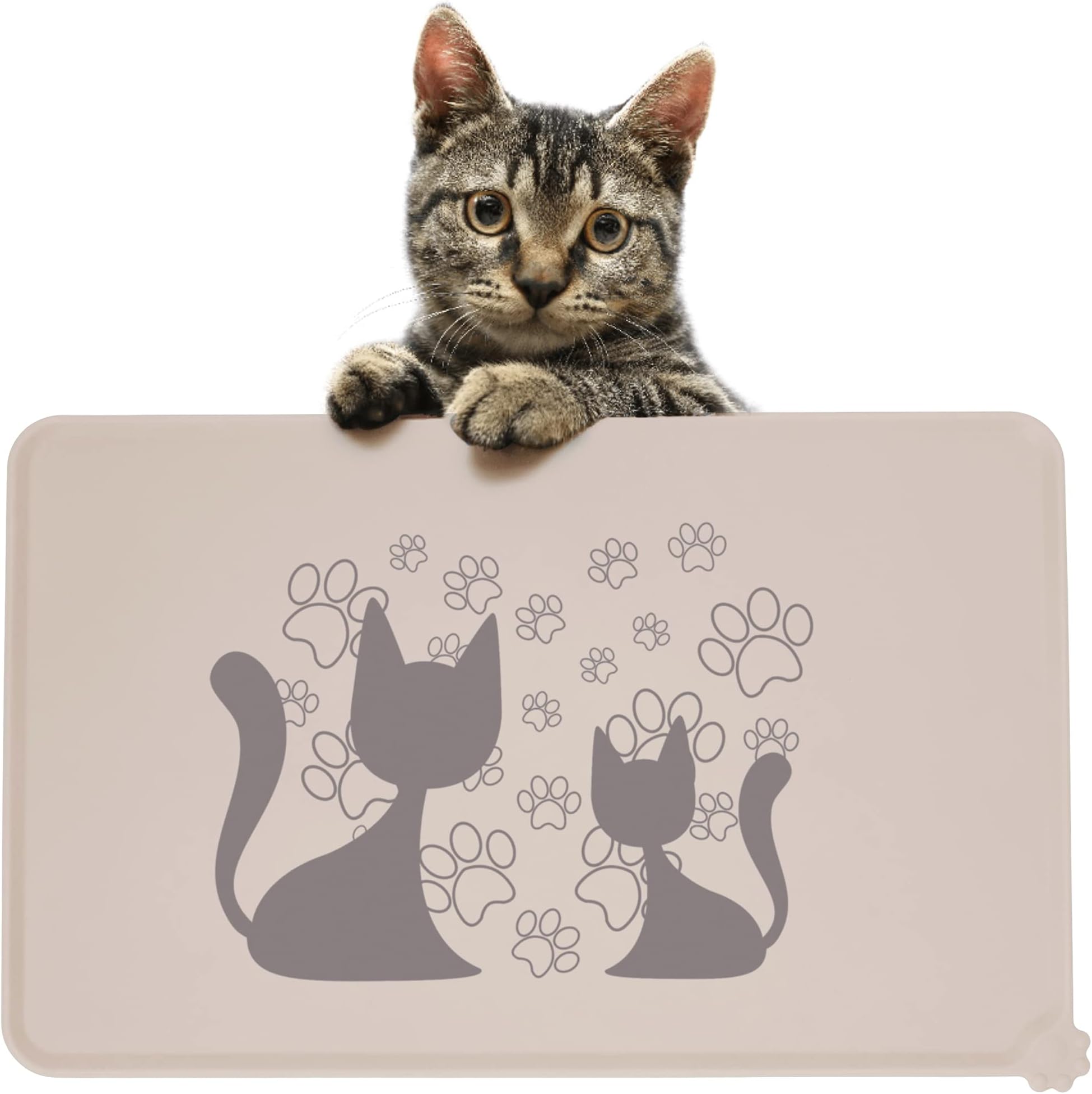 Pet Brands Me To You Cat Feeding Mat : Amazon.co.uk: Pet Supplies