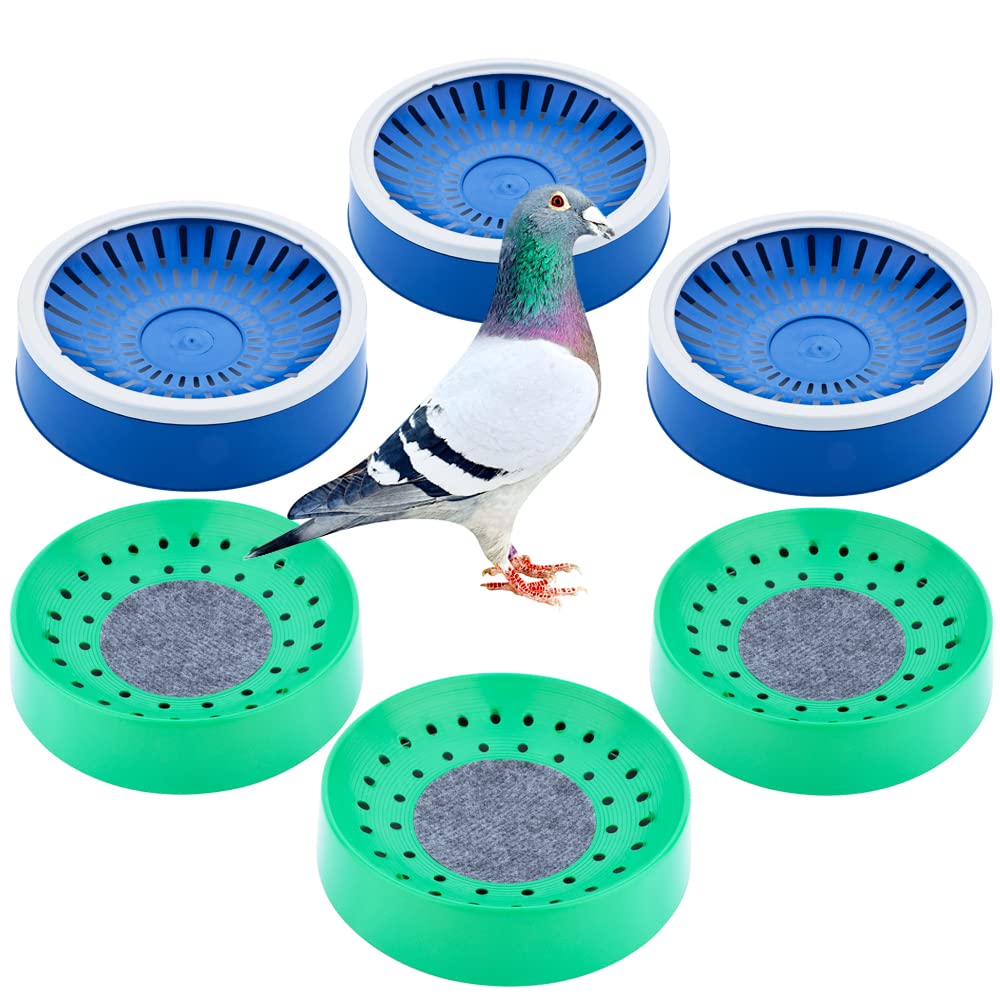 Snapklik.com : VTurboWay 6 Pack Plastic Pigeon Nest Small Bird Nesting ...