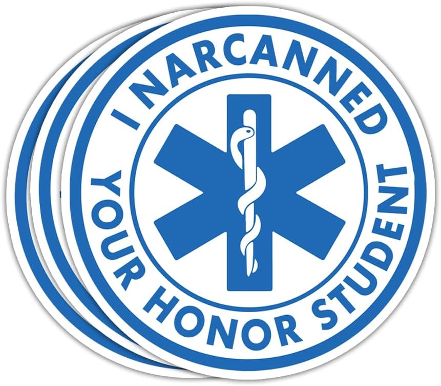 Amazon.com - TODOLIA (3Pcs) I Narcanned Your Honor Student Sticker ...