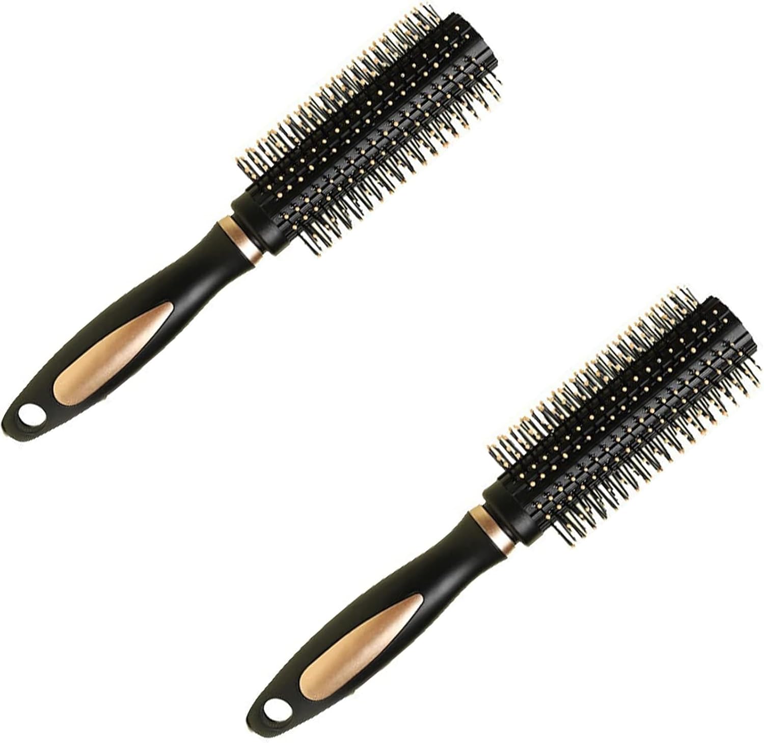 Round hair brush,2 pcs Round Hair Brush Blow Drying Hair Styling Tools ...