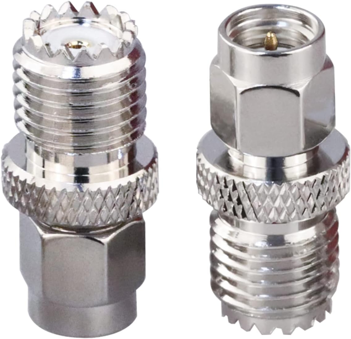 Amazon.com: Mini UHF to SMA Coax Adapter TUOLNK SMA Male to Mini UHF ...