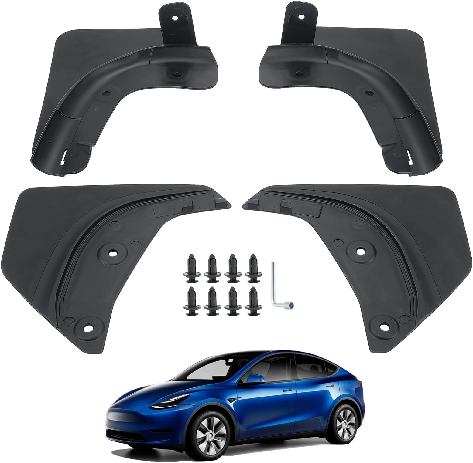 Amazon.com: Soarhigh 4pcs for Telsa Model Y Mud Flaps Splash Guards ...