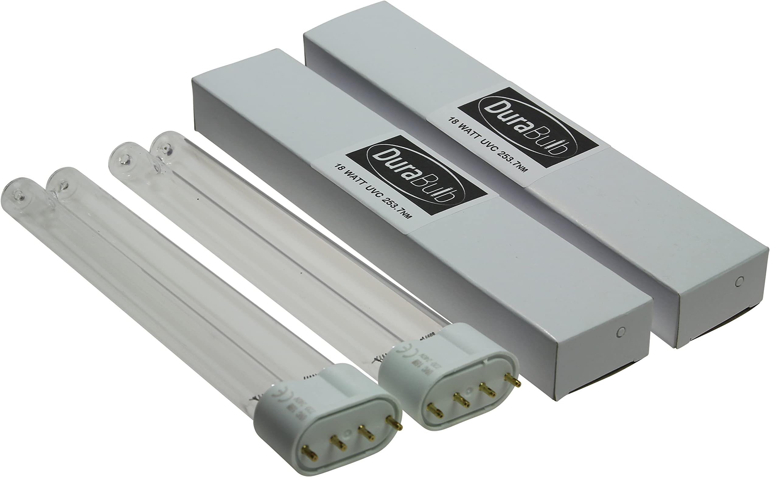 Pisces Twin Pack 18w (watt) PLL Replacement UV Bulb Lamp for Pond ...