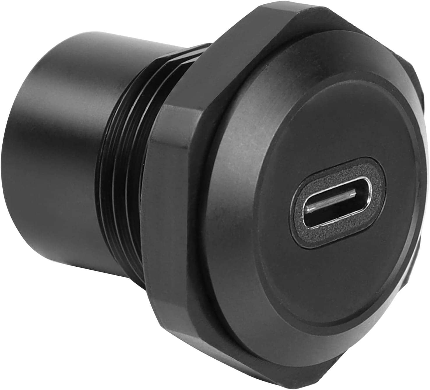 Amazon.com: QIANRENON USB C Panel Threaded Fixed Mount Coupler ...