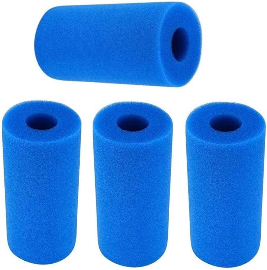 KAHEIGN 4Pcs Swimming Pool Filter, Reusable Washable Foam Hot Tub ...