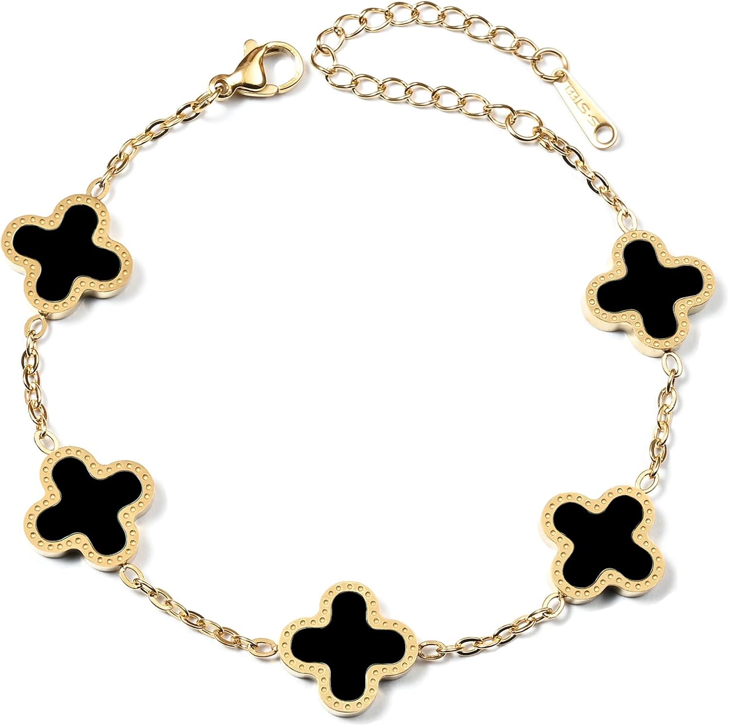 Amazon.com: Ⅹ EMEEC Gold Plated Jewelry Bracelet for Women Van Cleef ...