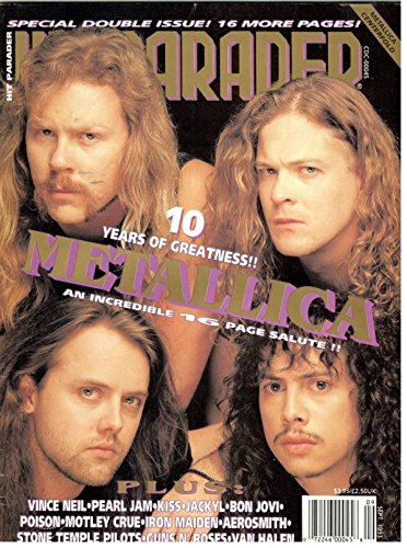 Hit Parader Magazine September 1993 Metallica: Andy Secher: Amazon.com ...