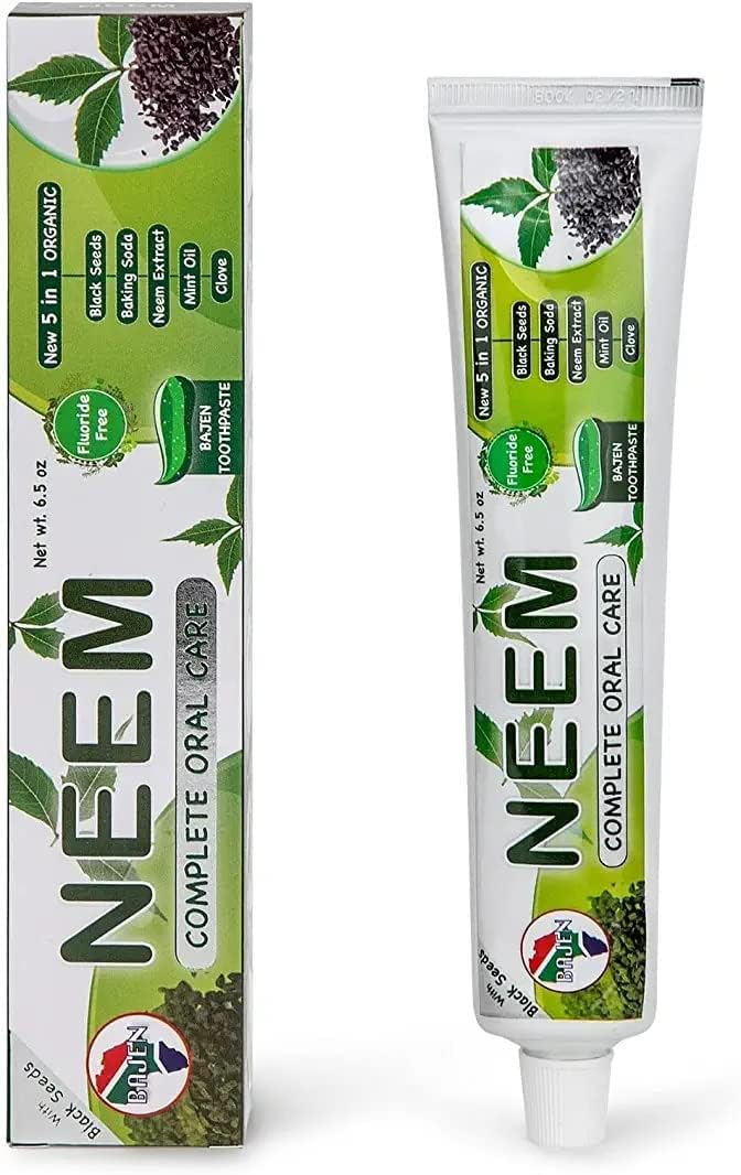 Amazon.com : Neem Essential Toothpaste New 5 in 1 100% Fluoride Free ...