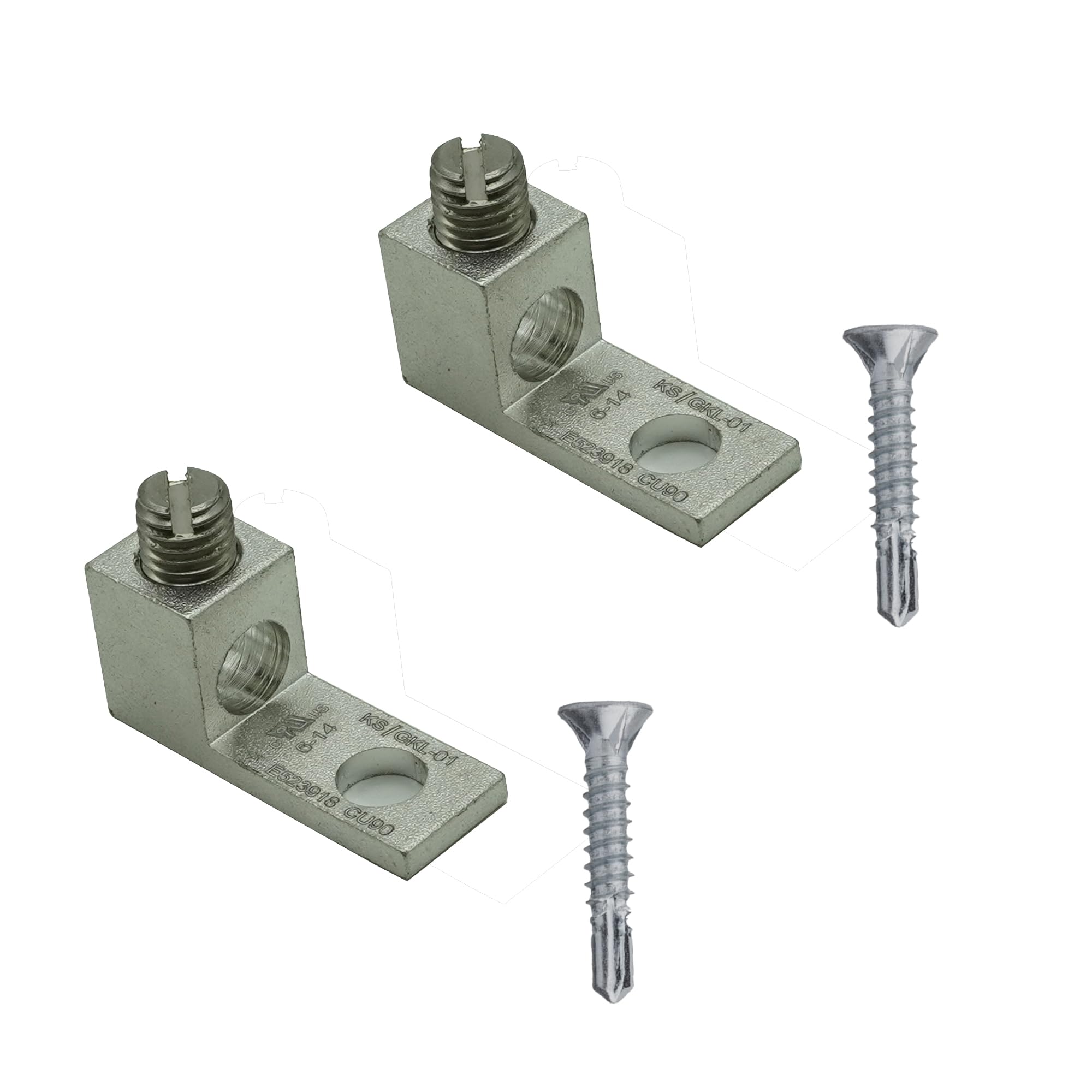 Snapklik.com : UL Certified Ground Bar Kit, Max Wire Dia 4 AWGAluminum ...