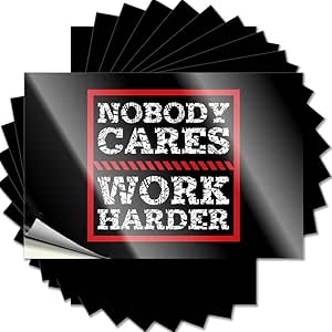 Amazon.com: Stickers for Your Car Nobody Cares Work Harder Funny ...