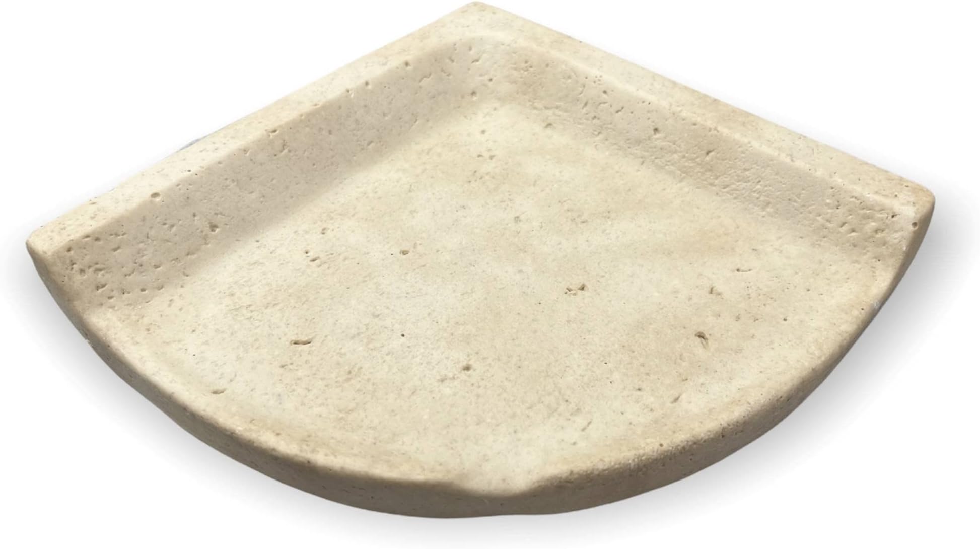 Amazon.com: Squarefeet Depot Corner Shower Shelf Almond Ceramic Thinset ...