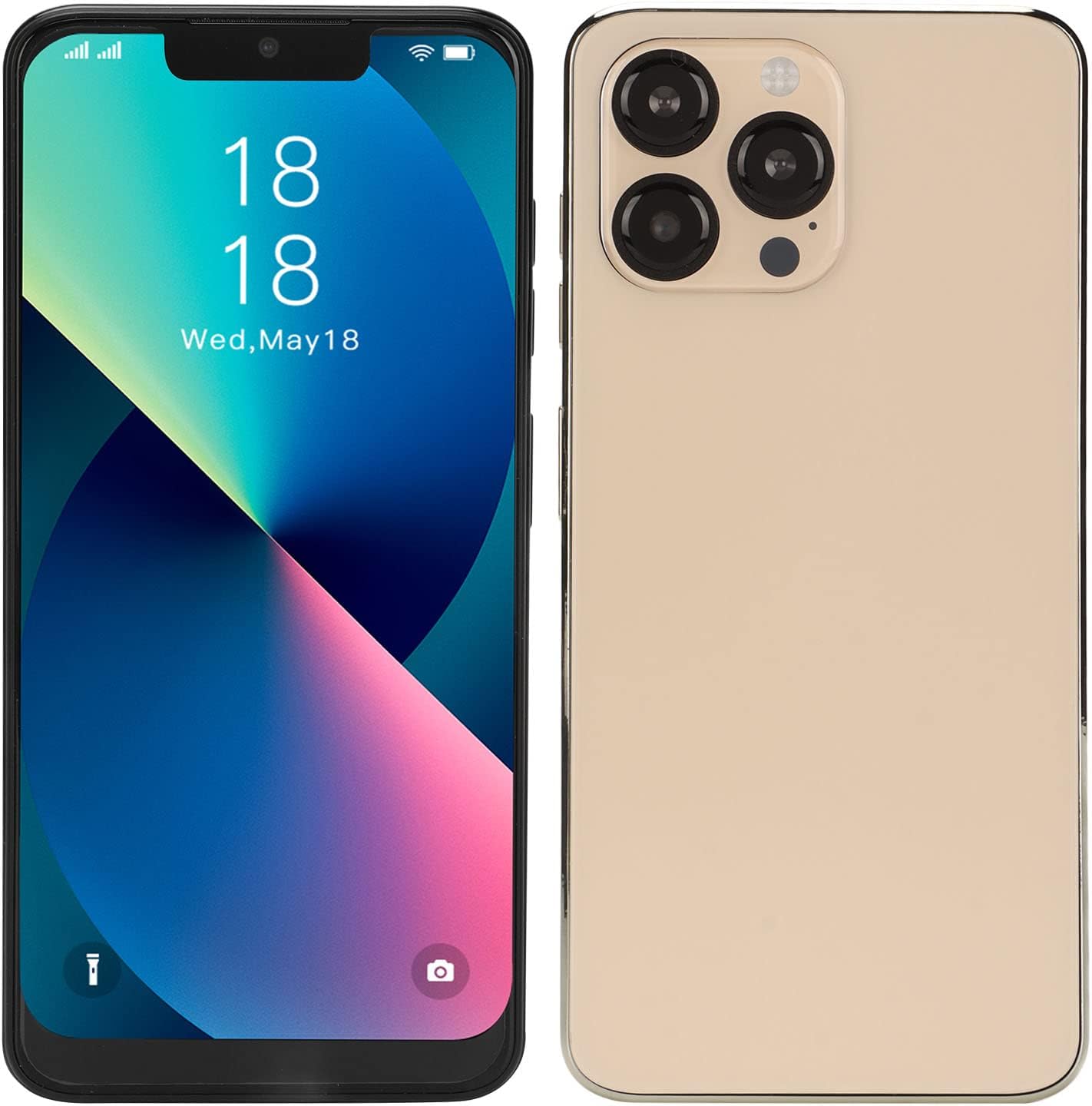 Telefono Cellulare, Telefono Android, 128 GB, Schermo da 6,2 Pollici ...