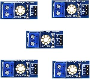 Amazon.com: 5-Piece Set of Voltage Detection Modules. These DC 0-25V ...